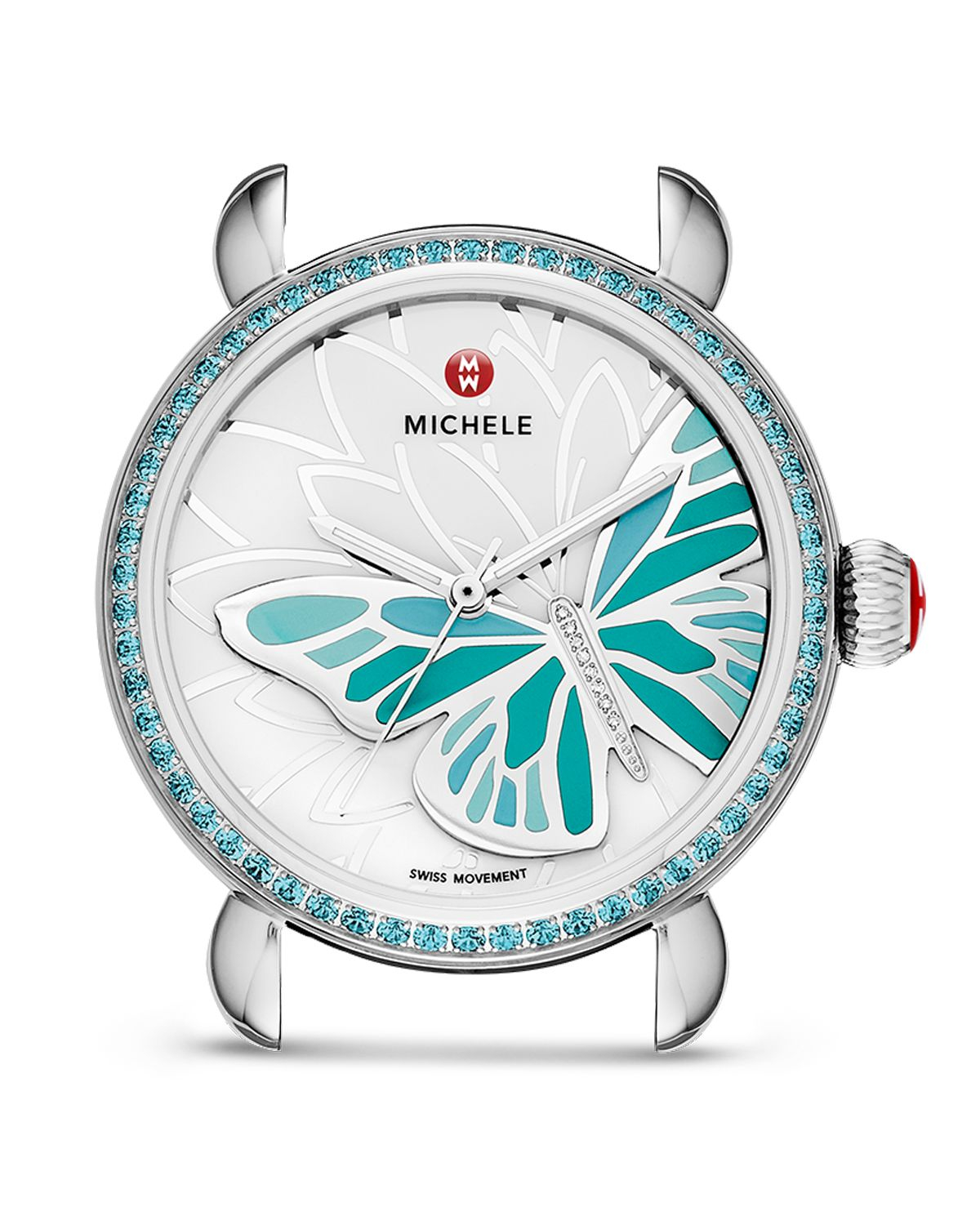 Michele Limited Edition Garden Party Topaz & Diamond Butterfly Watch ...
