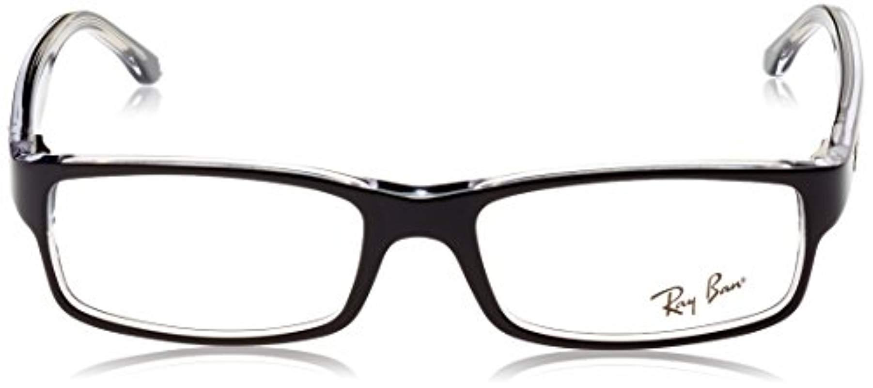 Ray-Ban Unisex's 0rx 5114 2034 52 Optical Frames, Black in Black - Lyst
