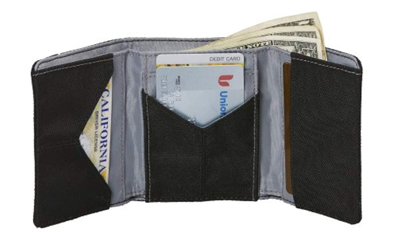 Eagle Creek Rfid Tri-fold Wallet in Black for Men - Lyst