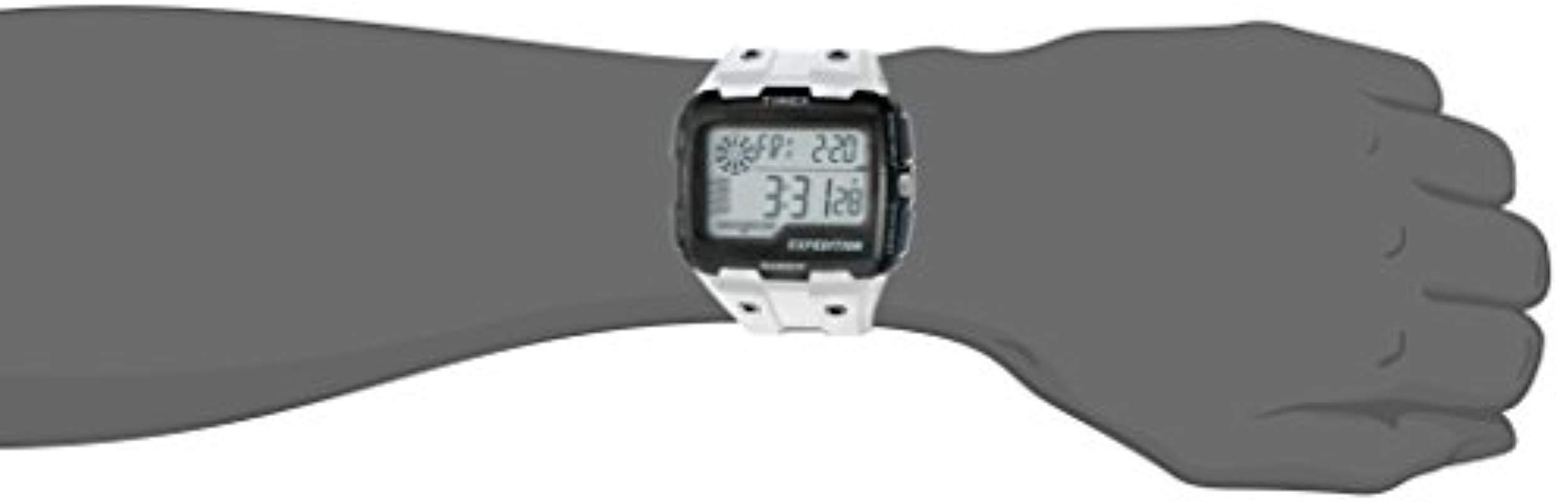Timex Expedition Grid Shock Watch in White for Men - Lyst