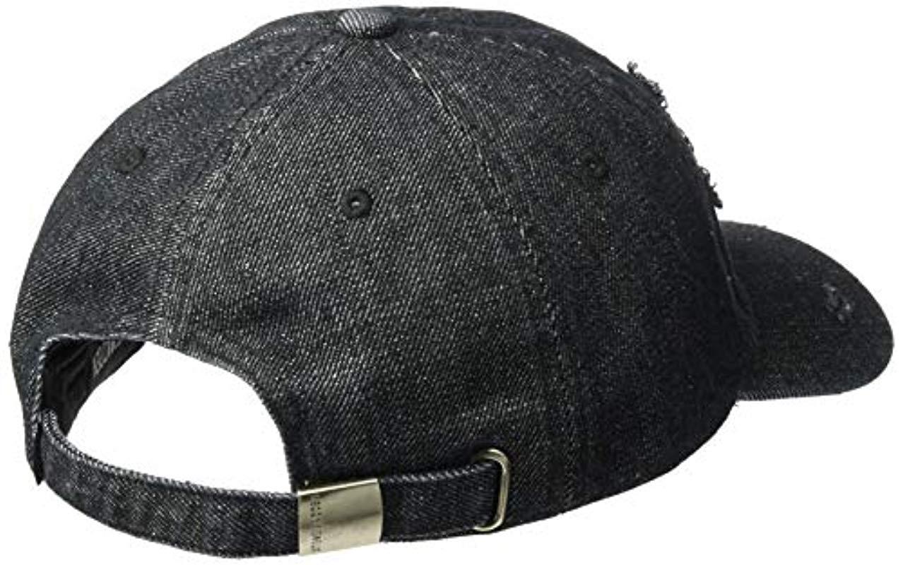 Steve Madden Young Mh001 Hat, Black Denim, N/a in Black for Men - Lyst