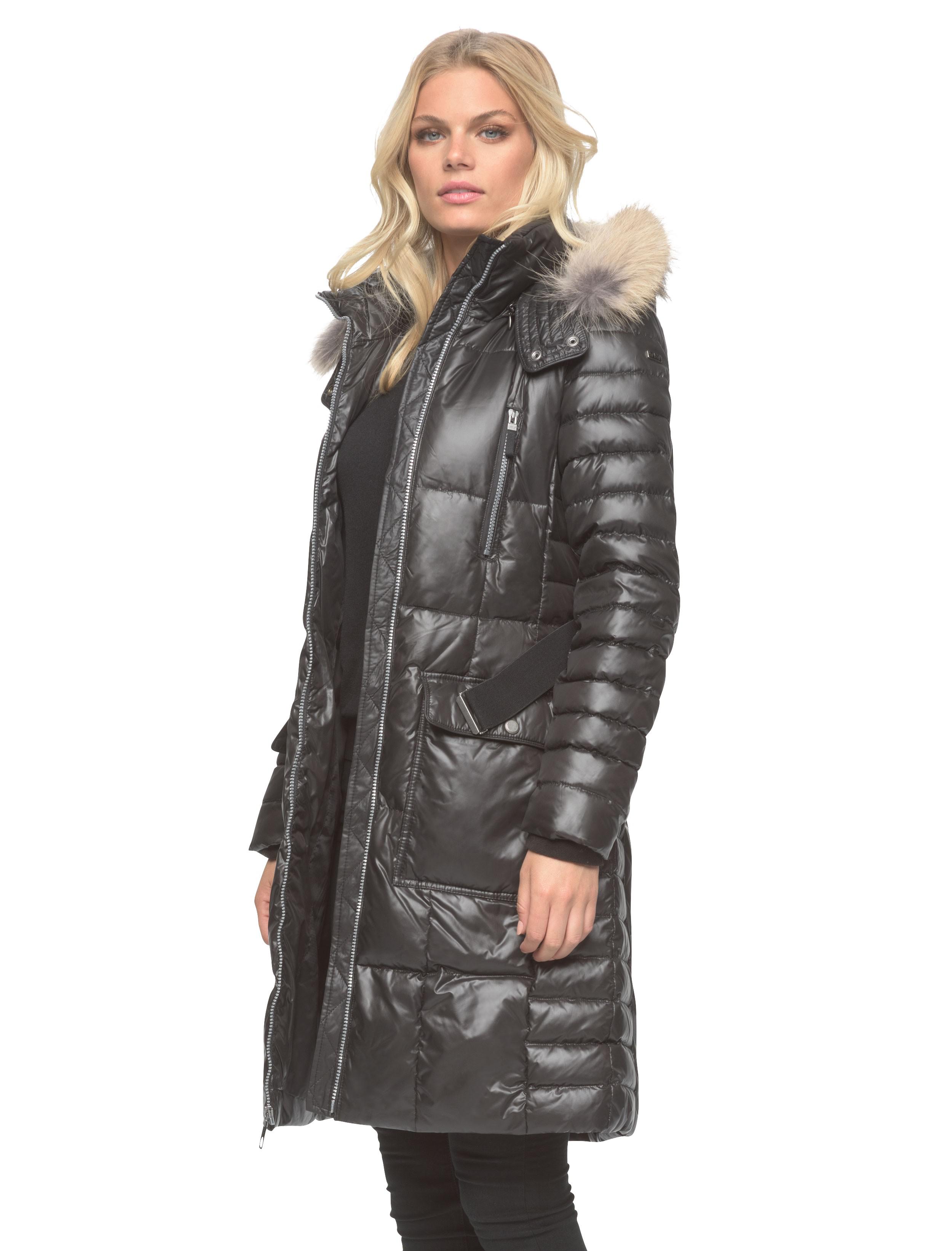 Marc New York Adrianne Quilted Parka Jacket in Black - Lyst