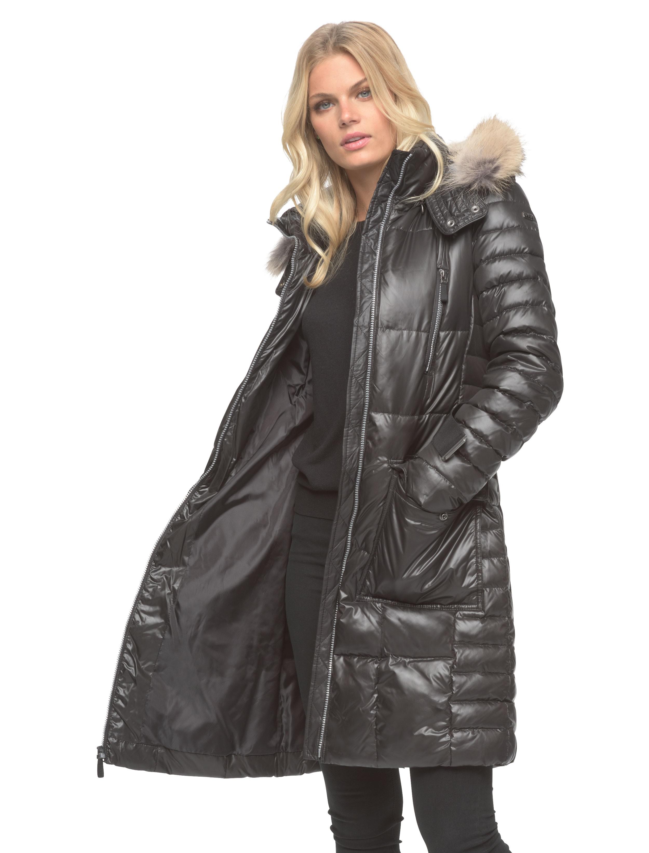 Marc New York Adrianne Quilted Parka Jacket in Black - Lyst