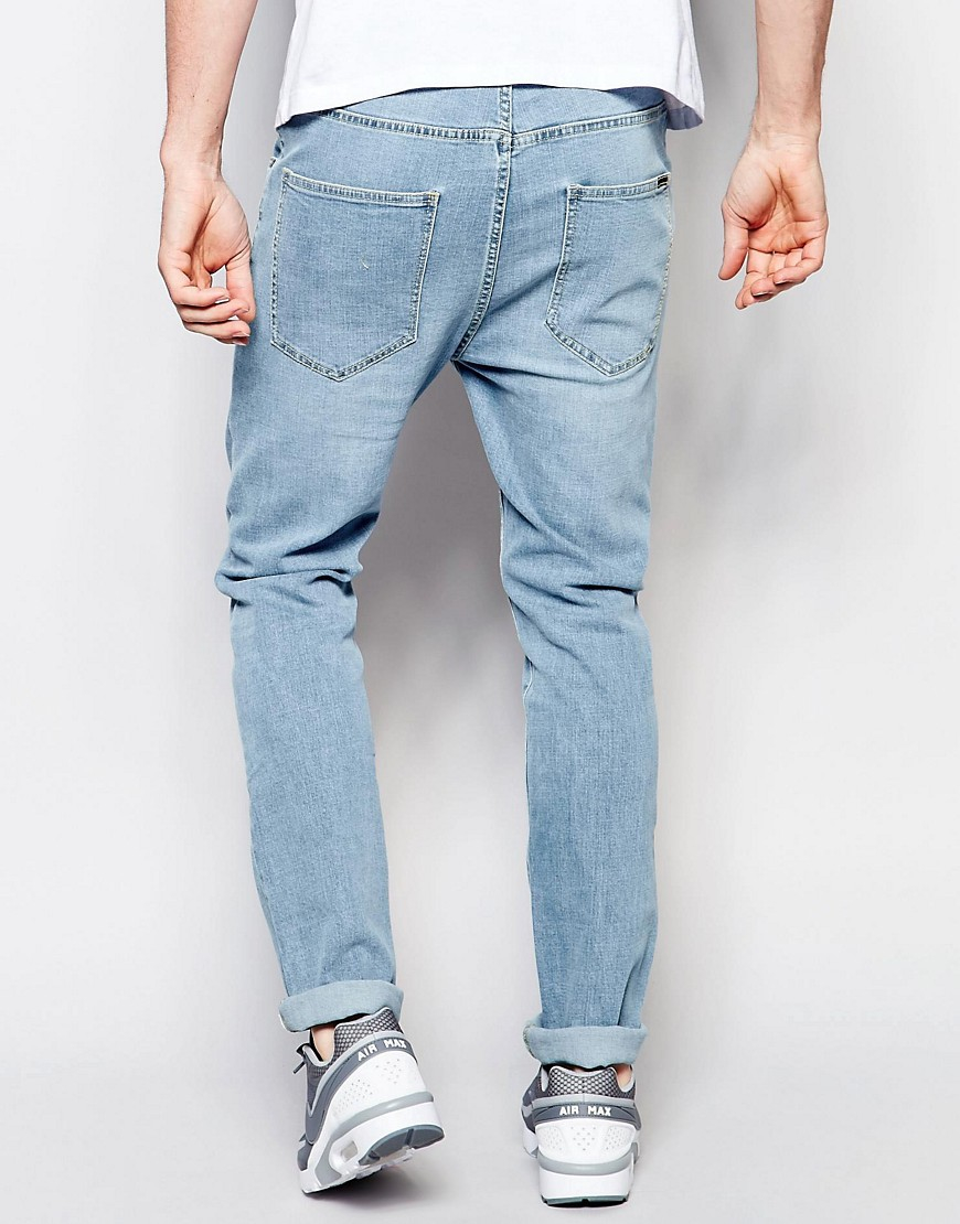 Dr. denim Jeans Leon Slim Tapered Light Blue Wash in Blue for Men ...