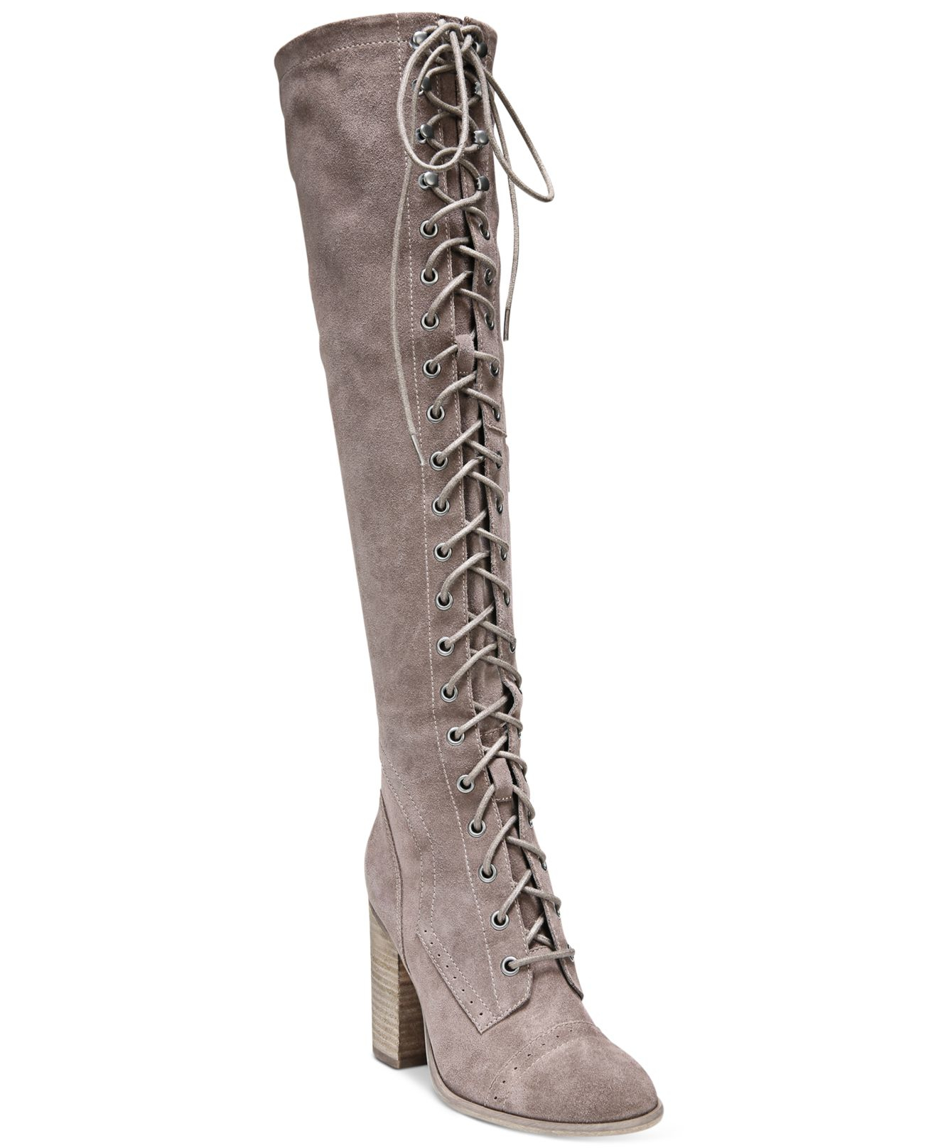 Lyst - Carlos By Carlos Santana Radley Over-the-knee Boots in Gray