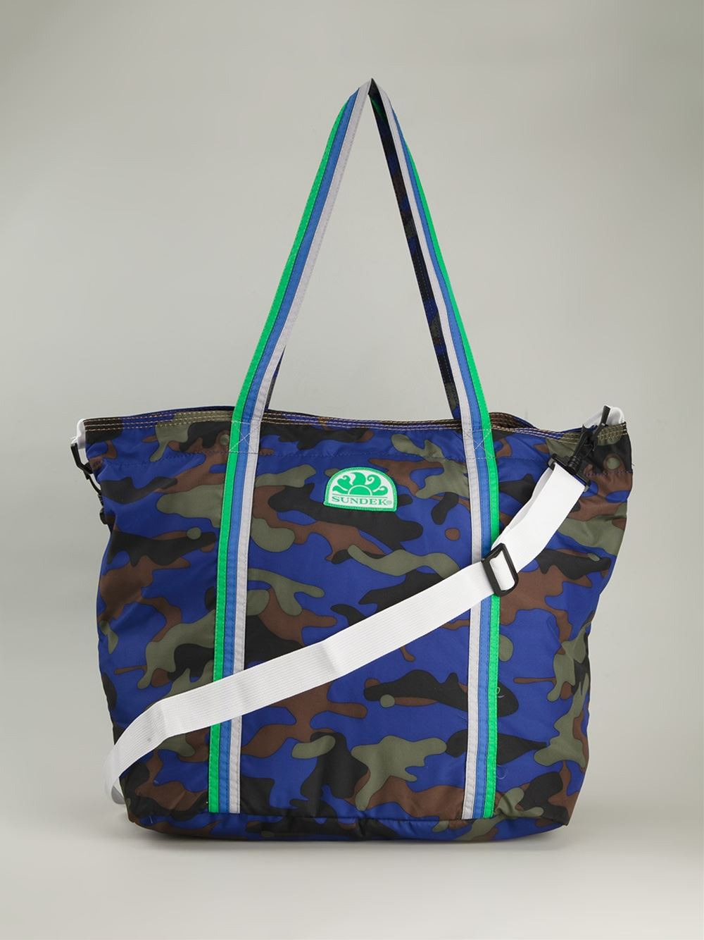 Sundek Camouflage Beach Bag in Blue for Men | Lyst