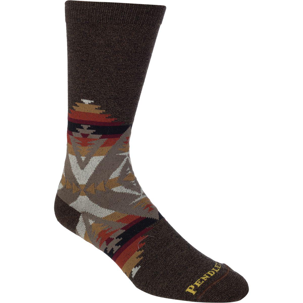 Pendleton Wool Blends Crew Sock in Brown for Men - Lyst