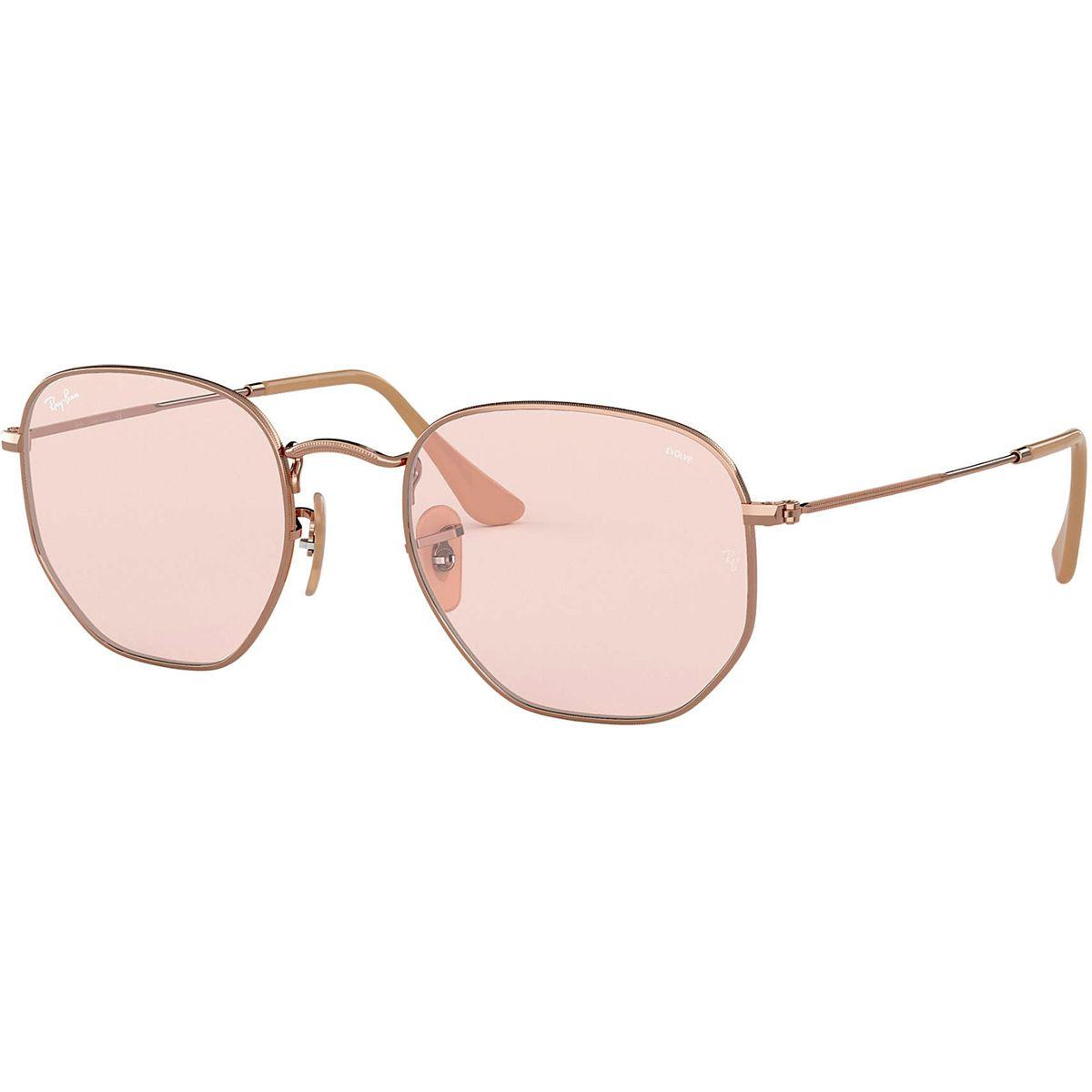 Ray-Ban Hexagonal Evolve Photochromic Sunglasses in Pink for Men - Lyst Ray-Ban Hexagonal Evolve Photochromic Sunglasses in Pink for Men - Lyst
