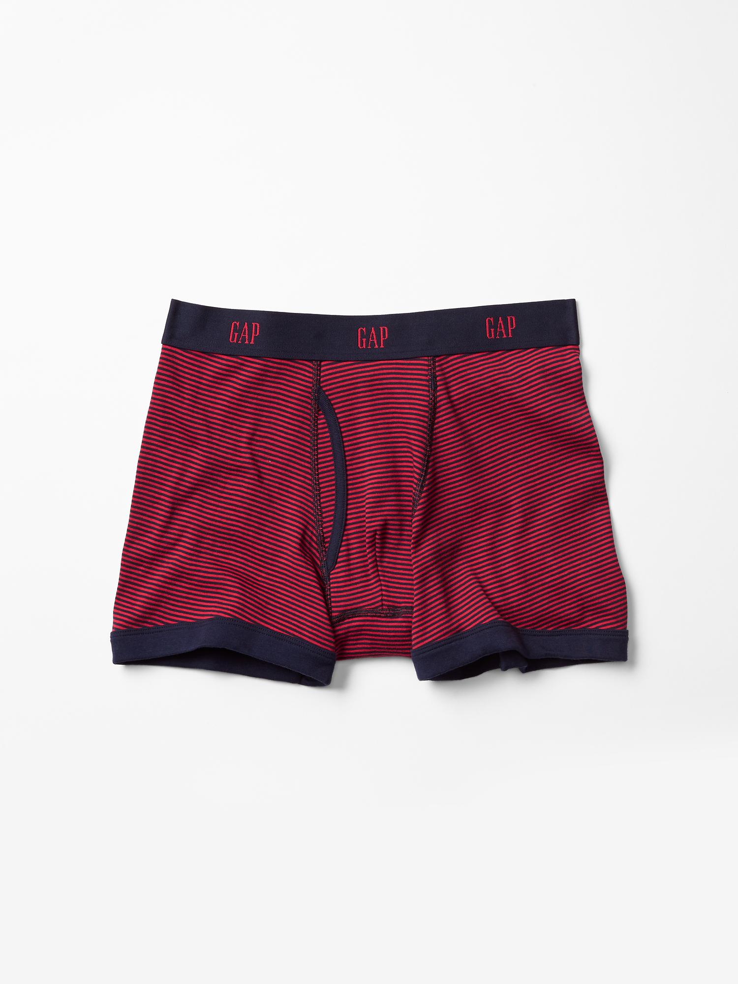 Gap Thin Stripe Boxer Briefs in Red for Men (pure red) | Lyst