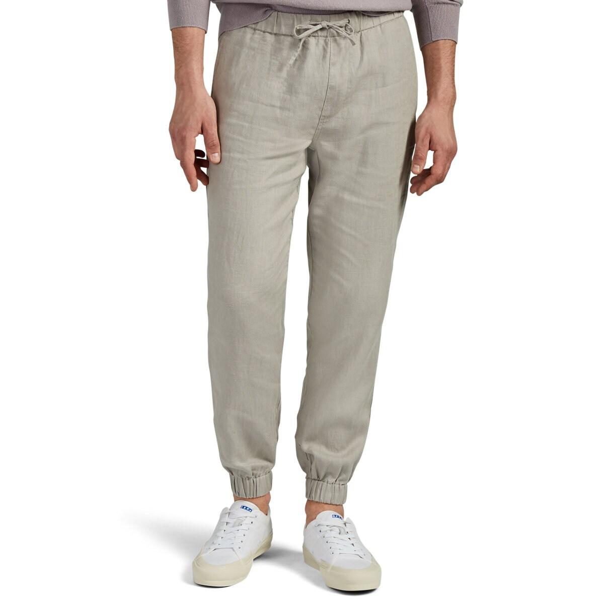 Onia Rick Slub Linen Jogger Pants for Men - Lyst