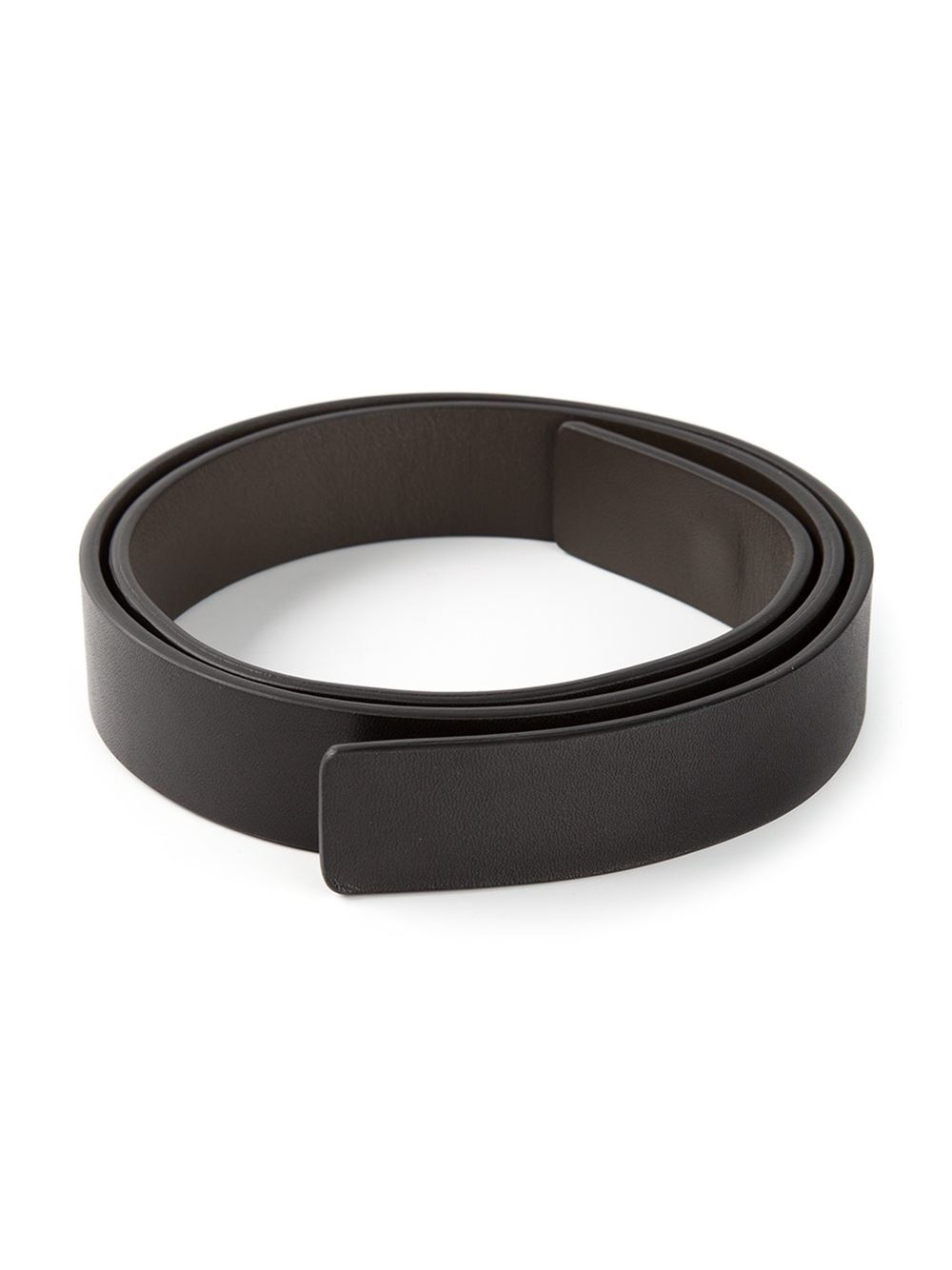Lyst - Jil Sander Press Stud Fastening Belt in Black for Men