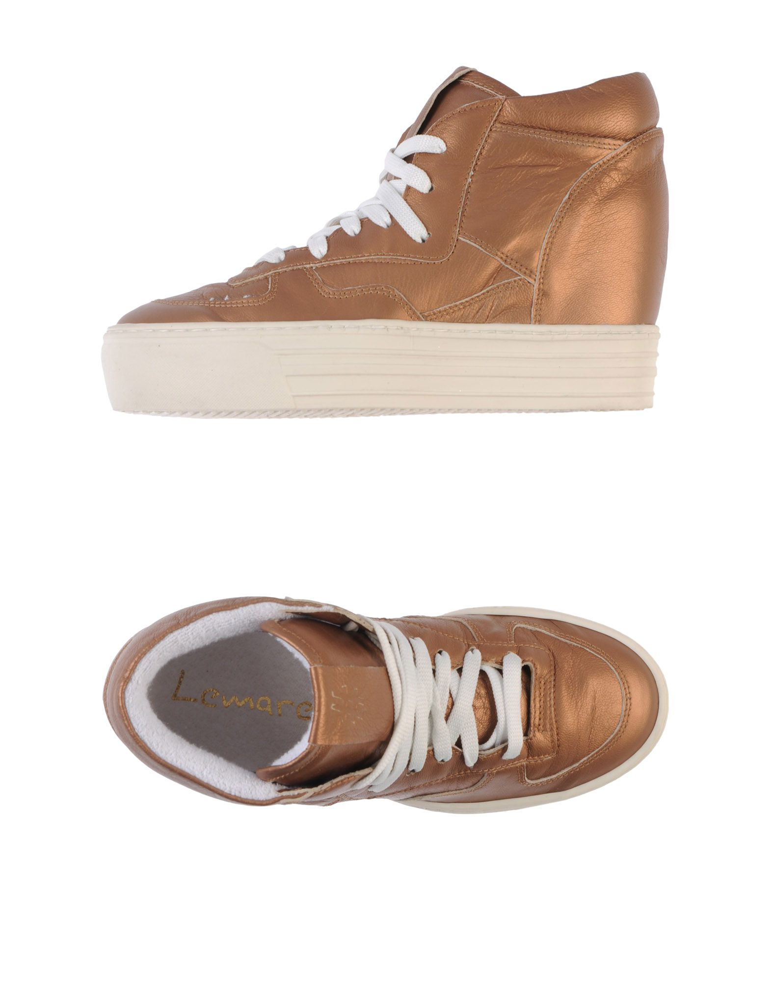 Lemarè High-tops & Trainers in Gold (Copper) - Save 64% | Lyst