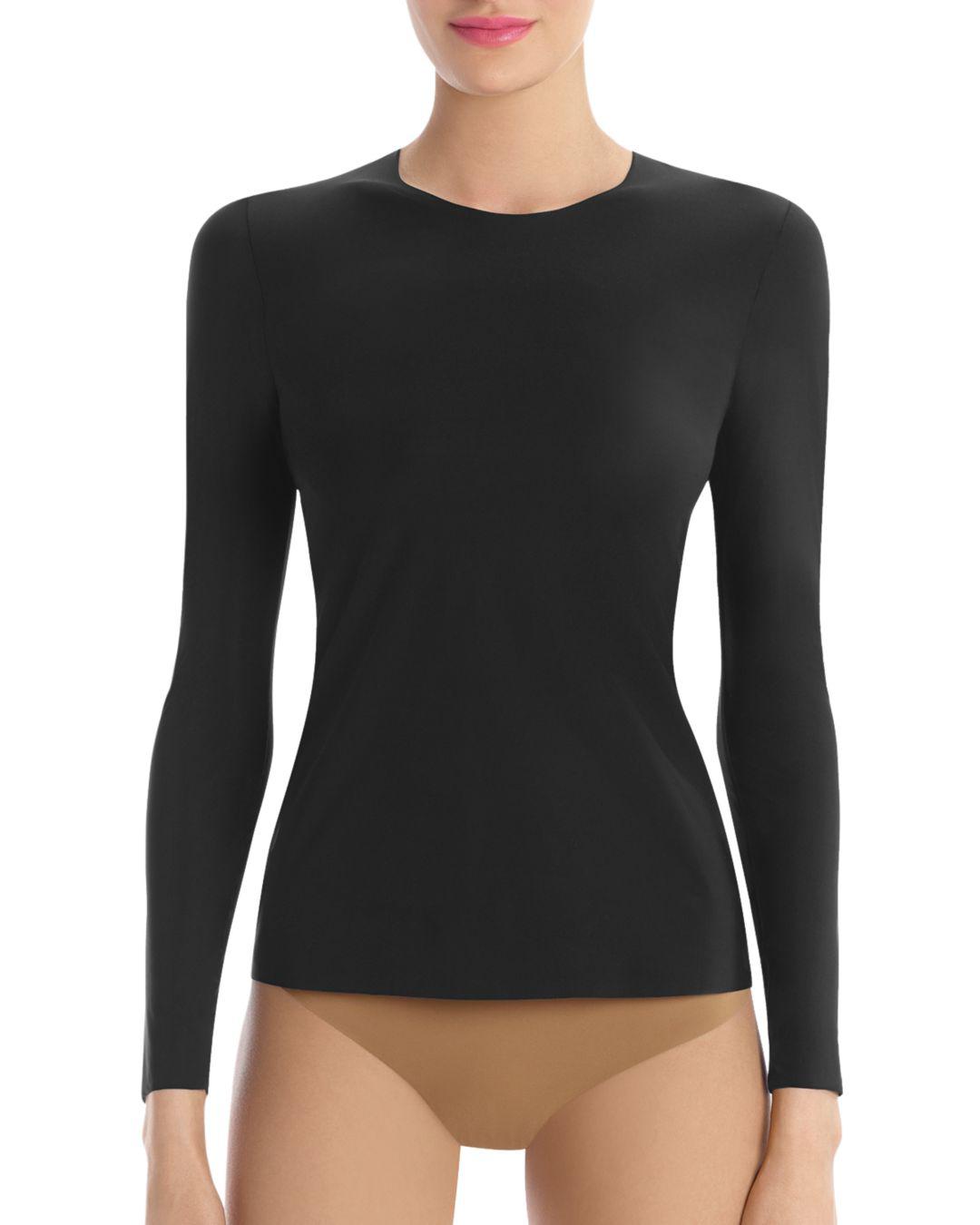 Lyst - Commando Whisper Long-sleeve Top in Black