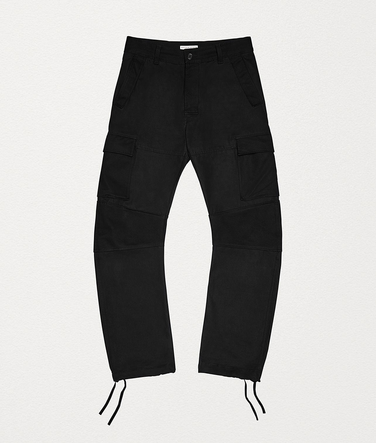 Bottega Veneta Trousers In Cotton in Black for Men - Lyst