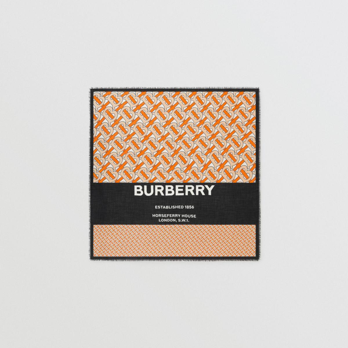 Burberry Monogram Cashmere Scarf | semashow.com