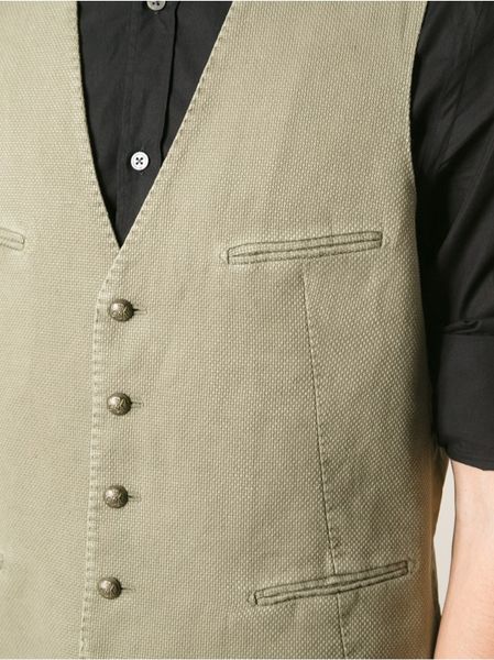 Tagliatore 0205 Waistcoat in Green for Men | Lyst