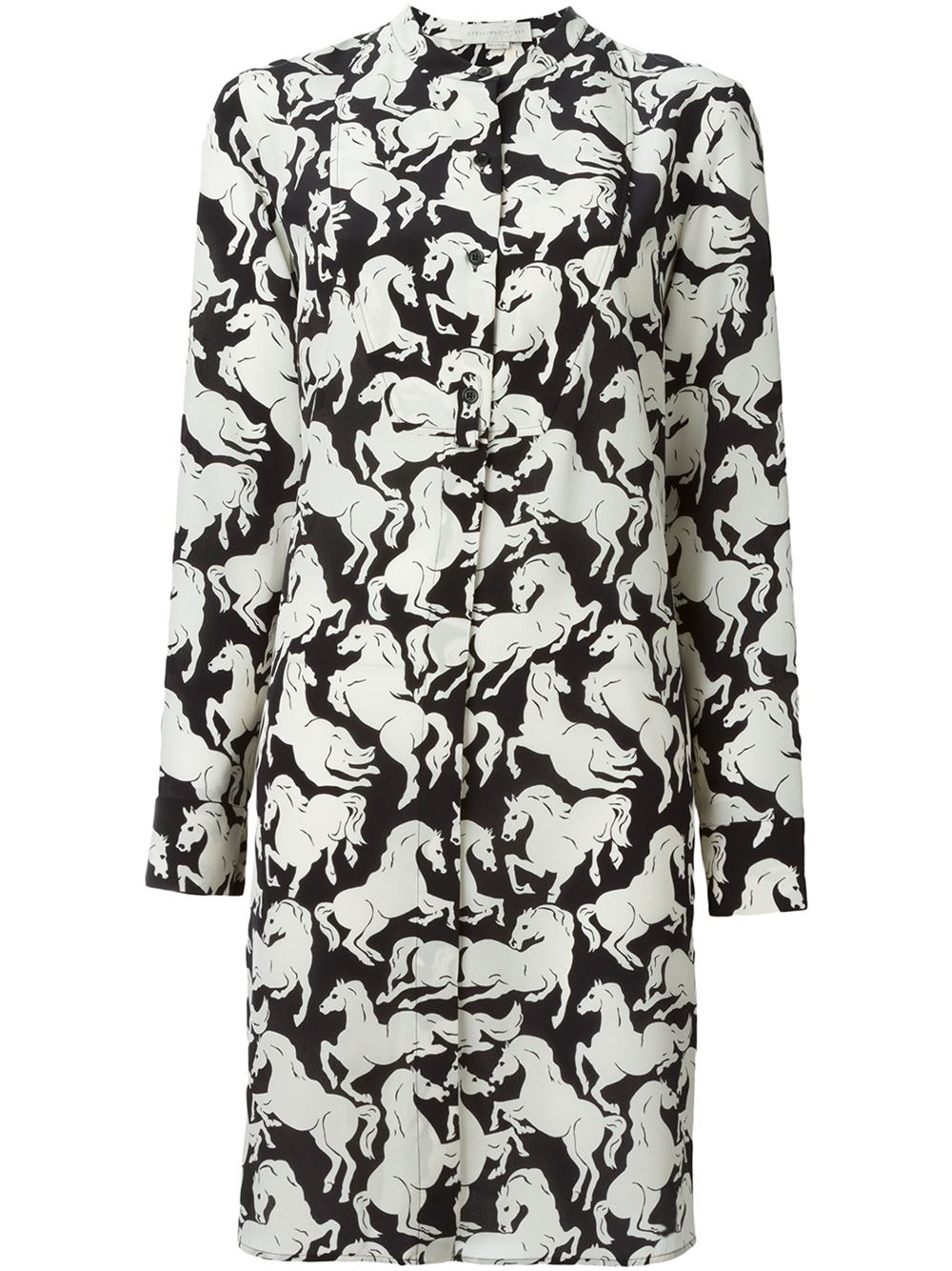 Lyst - Stella Mccartney Horse Print Dress