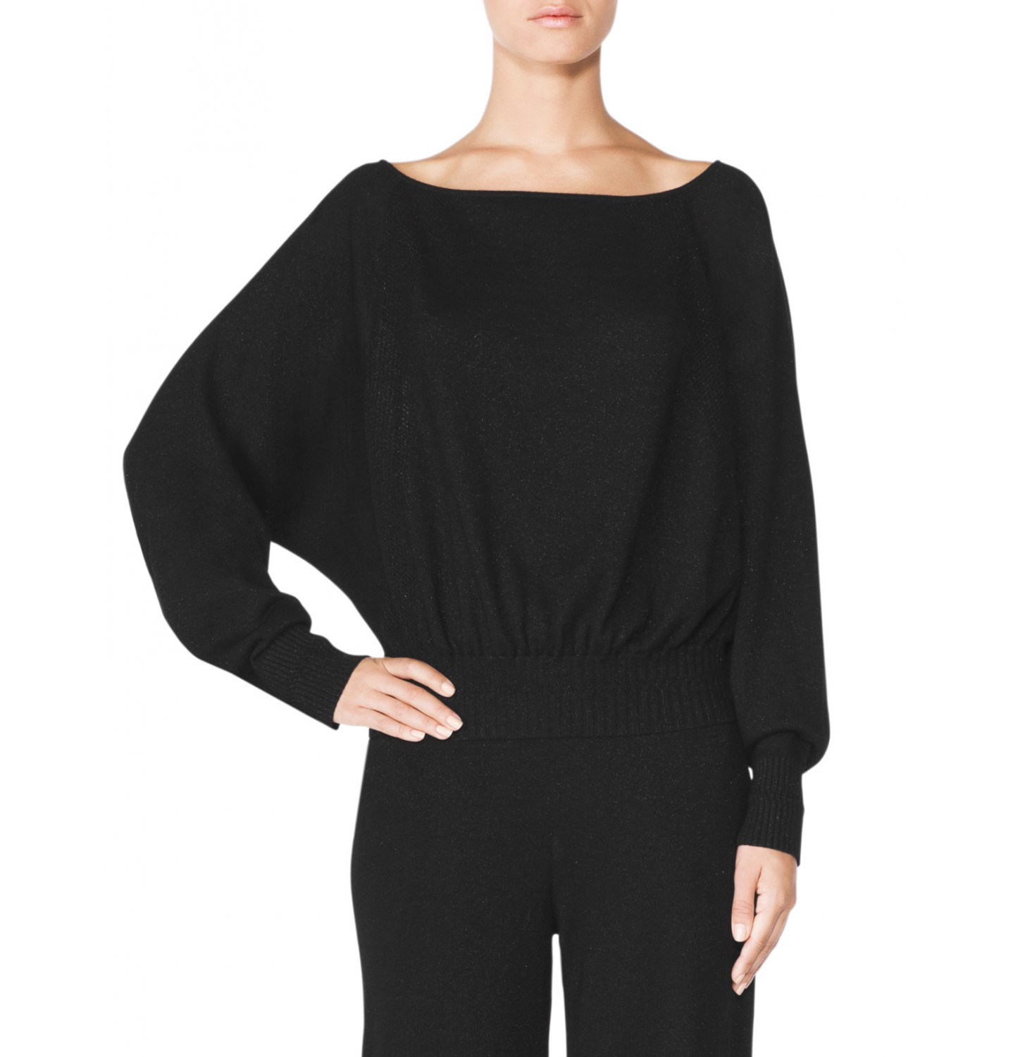 Tamara mellon Off The Shoulder Batwing Top In Black in Black | Lyst Tamara mellon Off The Shoulder Batwing Top In Black in Black | Lyst