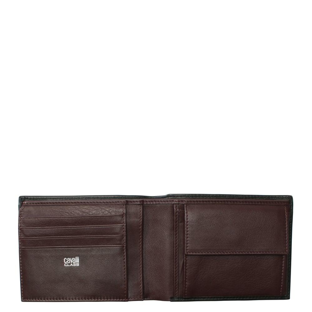 Class Roberto Cavalli Men'S Identity Panther Burgundy Lined Leather ...