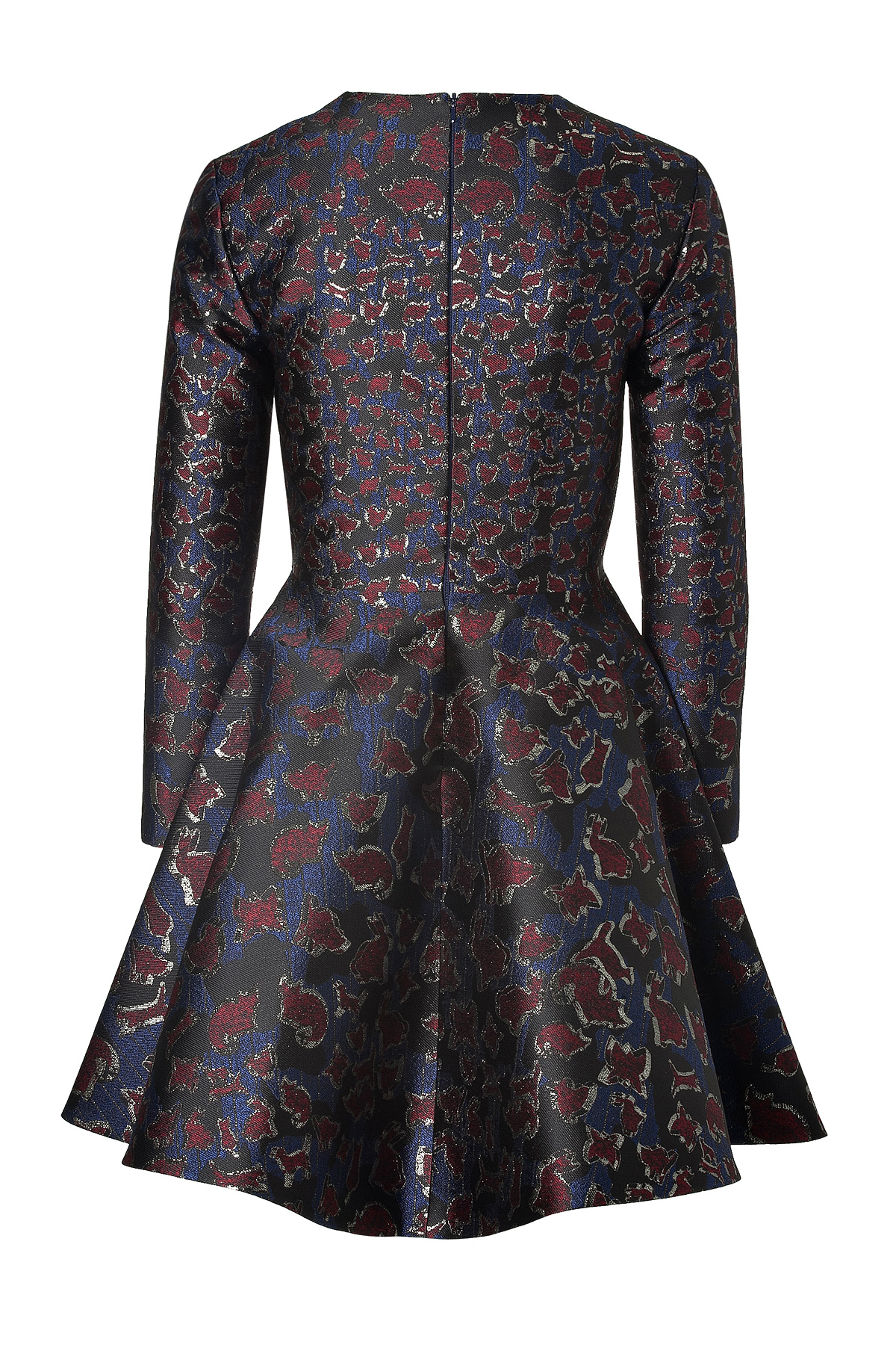 Mary katrantzou Silk-blend Animal Print Jacquard Cocktail Dress ...