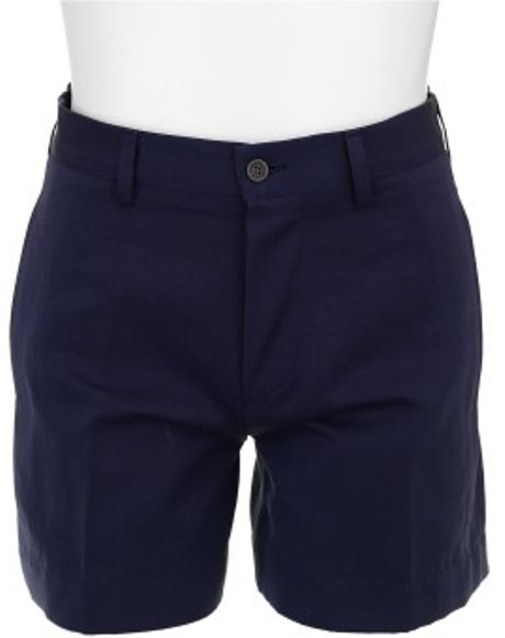 Maison Kitsuné Shorts in Blue for Men | Lyst