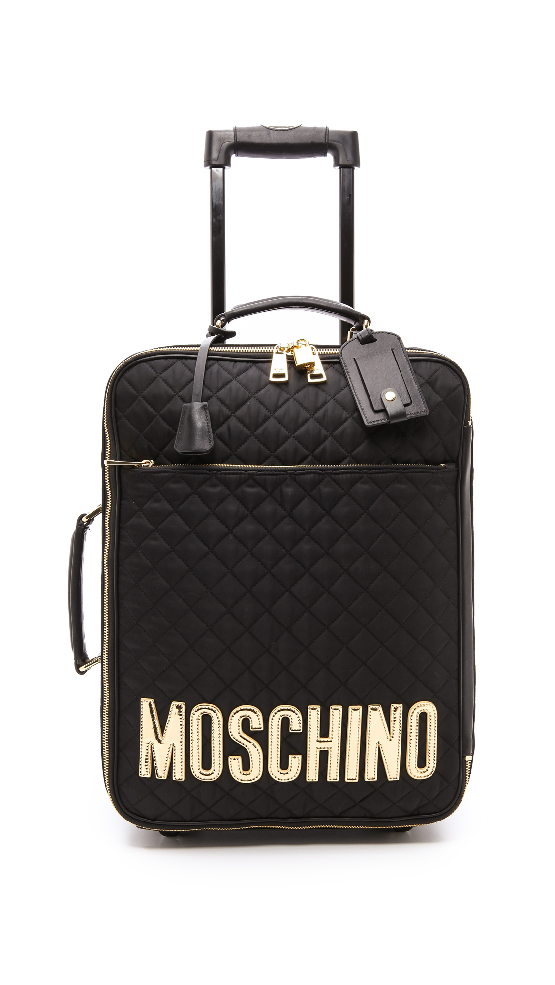 Lyst - Moschino Suitcase - Black in Black