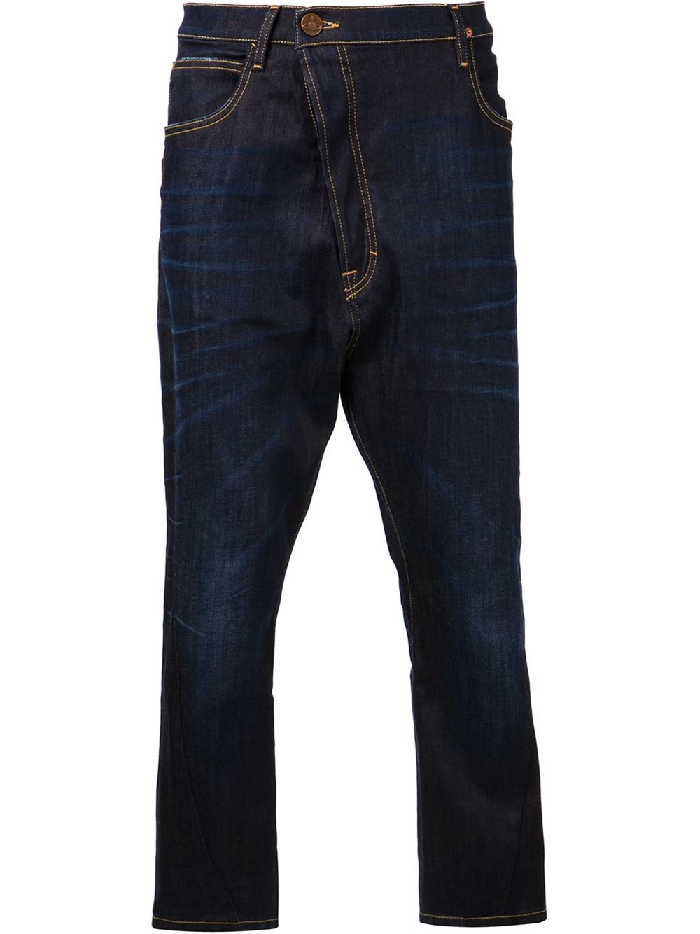 Lyst - Vivienne Westwood Anglomania Asymmetrical Jeans in Blue for Men