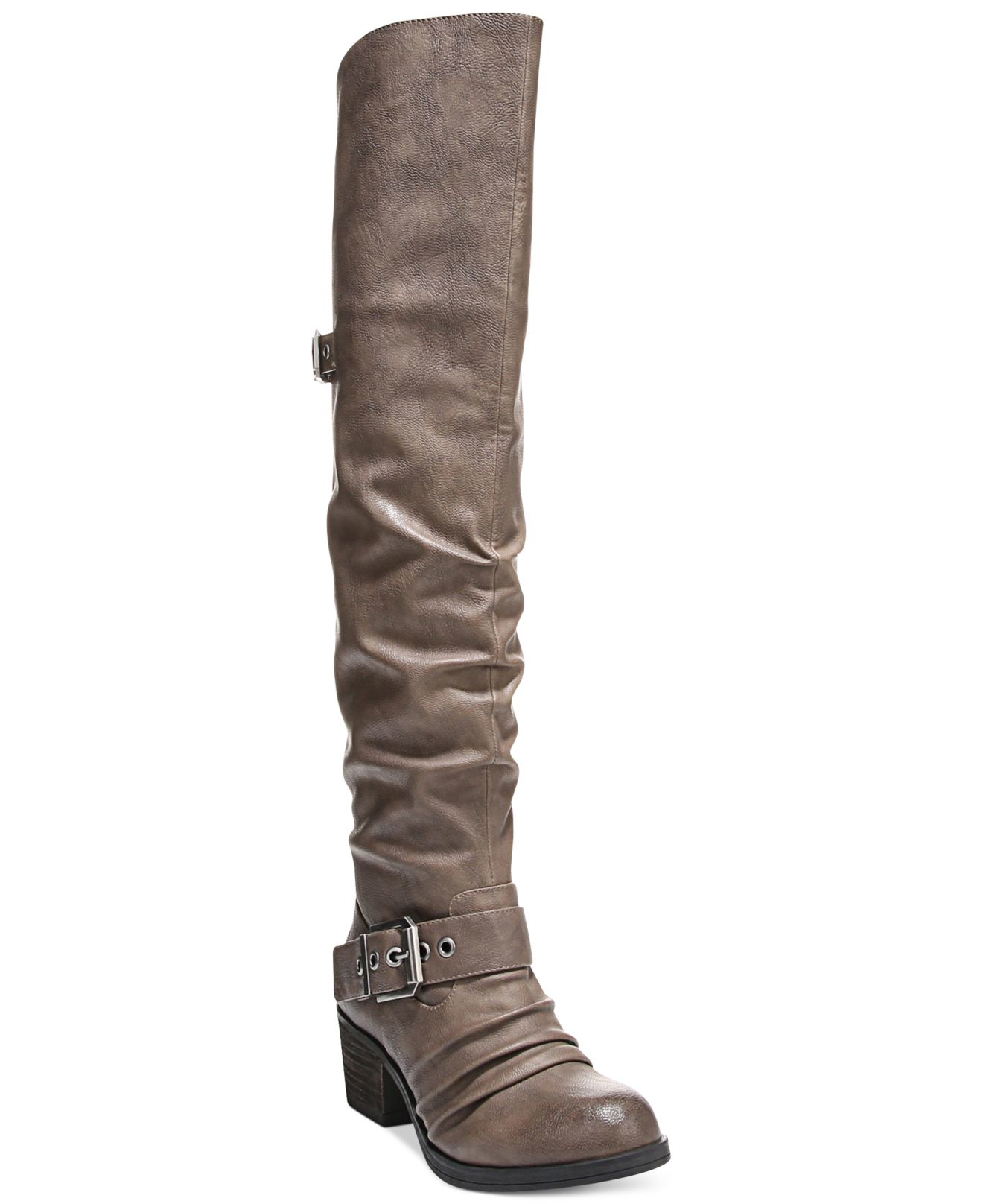 Lyst - Carlos By Carlos Santana Emily Over-the-knee Boots in Gray
