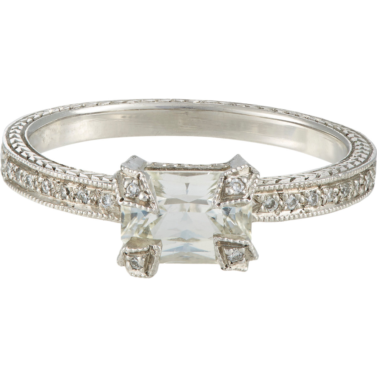 Lyst - Cathy Waterman Sapphire Ring in Metallic