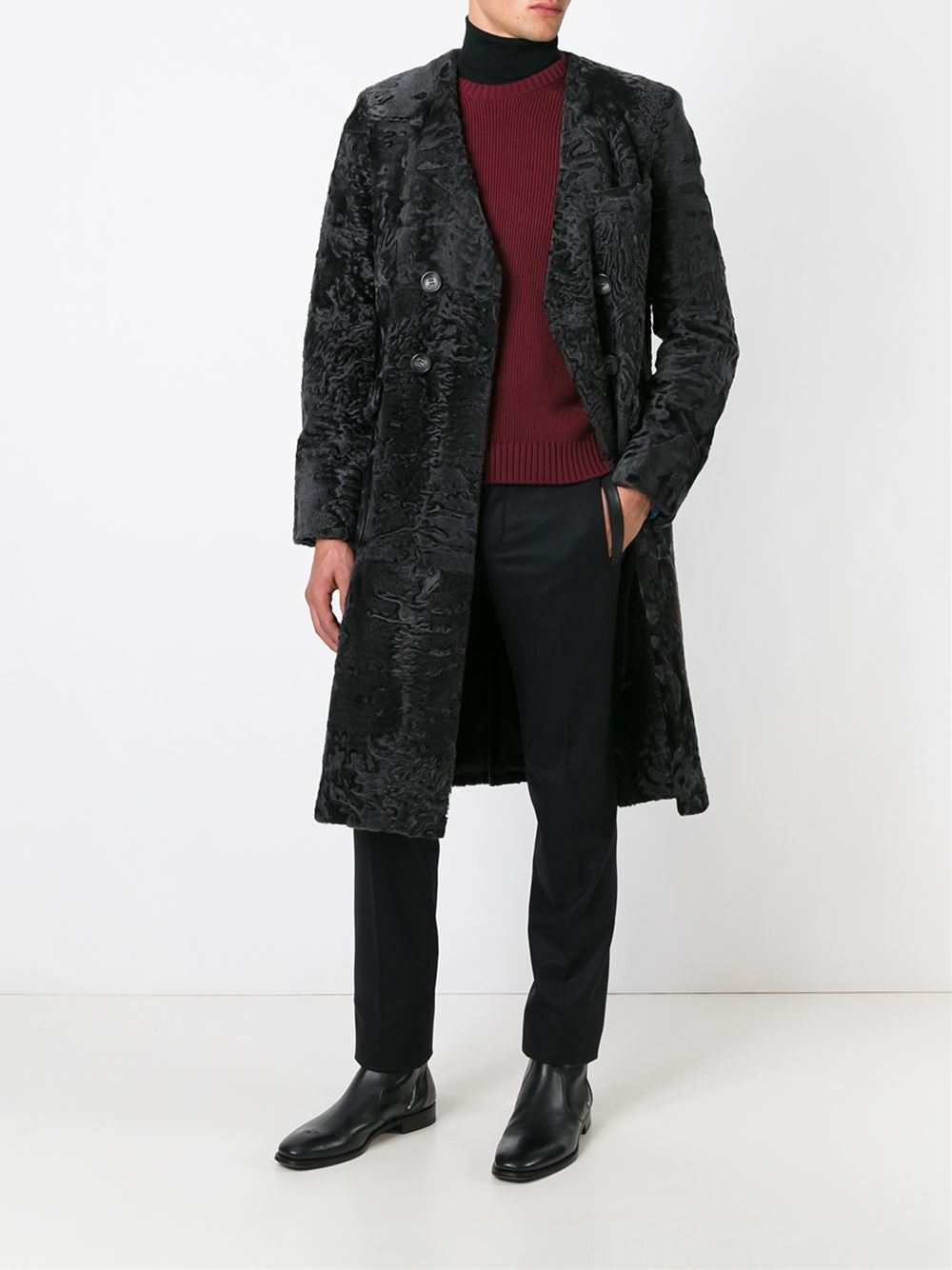 Liska Persian Lamb Fur Coat in Gray for Men (grey) | Lyst Liska Persian Lamb Fur Coat in Gray for Men (grey) | Lyst