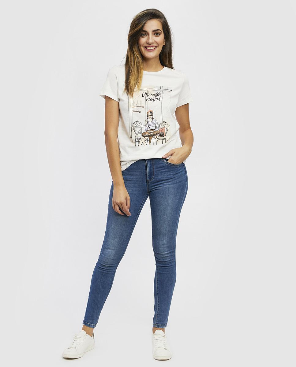 Vero Moda Wo 100% Organic Cotton Short Sleeve T-shirt in White - Lyst