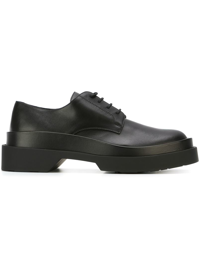 Jil sander Double Sole Lace-up Shoes in Black for Men - Save 30% | Lyst