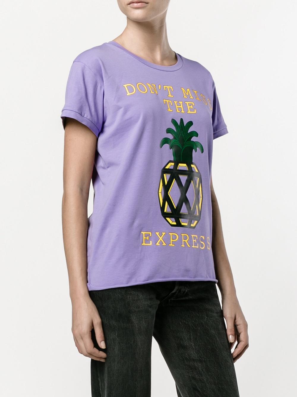 Lyst - Natasha zinko Pineapple Print T-shirt