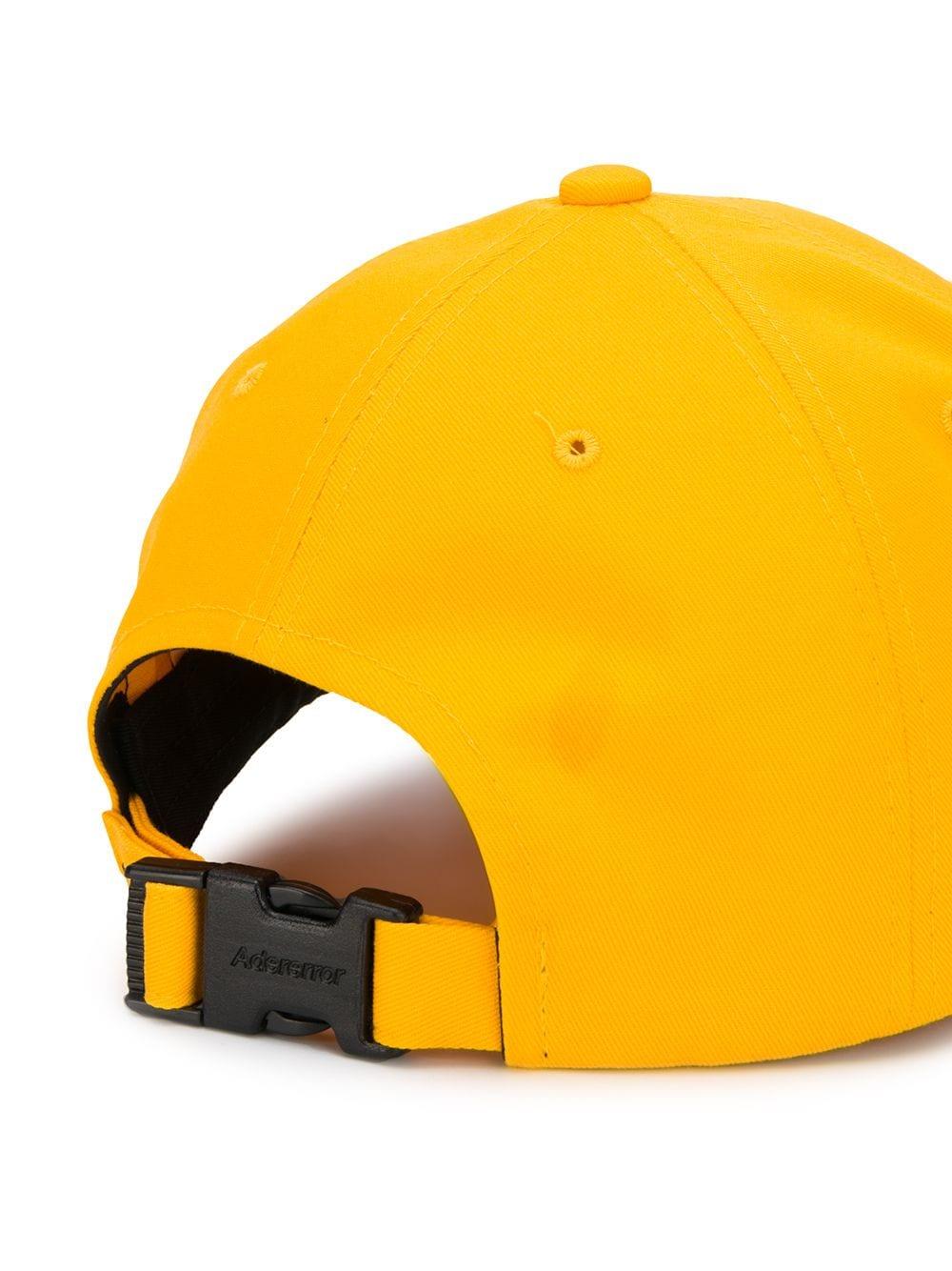 ADER error Embroidered Logo Baseball Cap in Yellow - Lyst