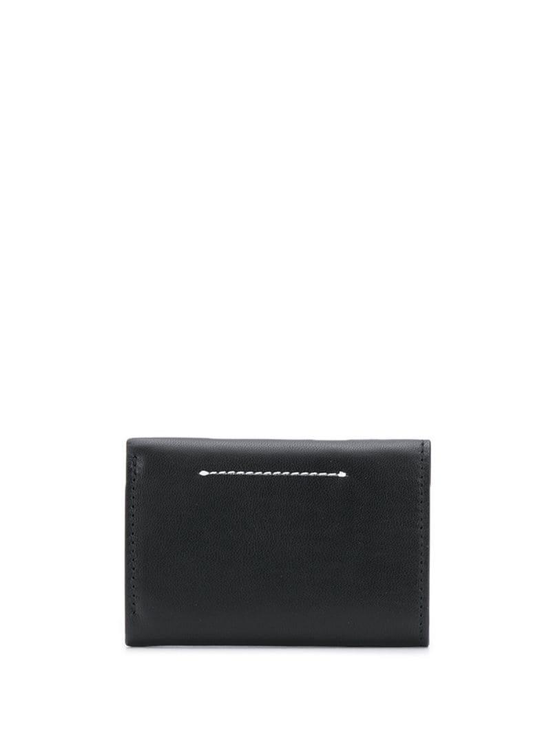MM6 by Maison Martin Margiela Folded Wallet in Black - Lyst