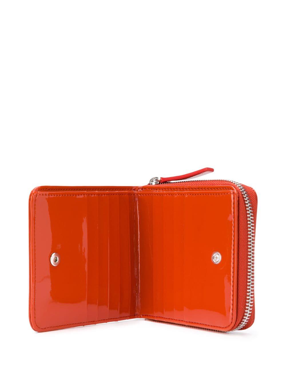 MM6 by Maison Martin Margiela Compact Zipped Wallet in Orange - Lyst