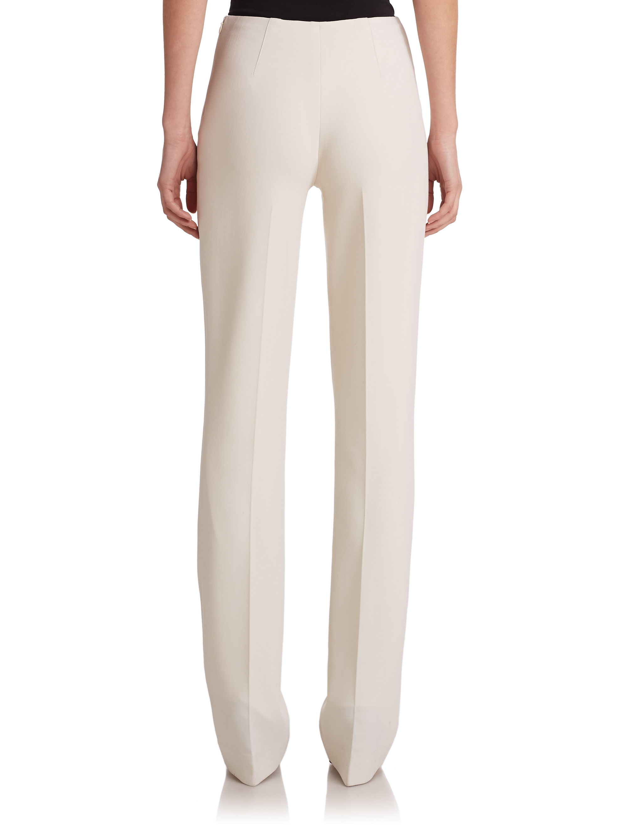 Lyst - Ralph Lauren Collection Black Label Alandra Stretch-wool Crepe ...