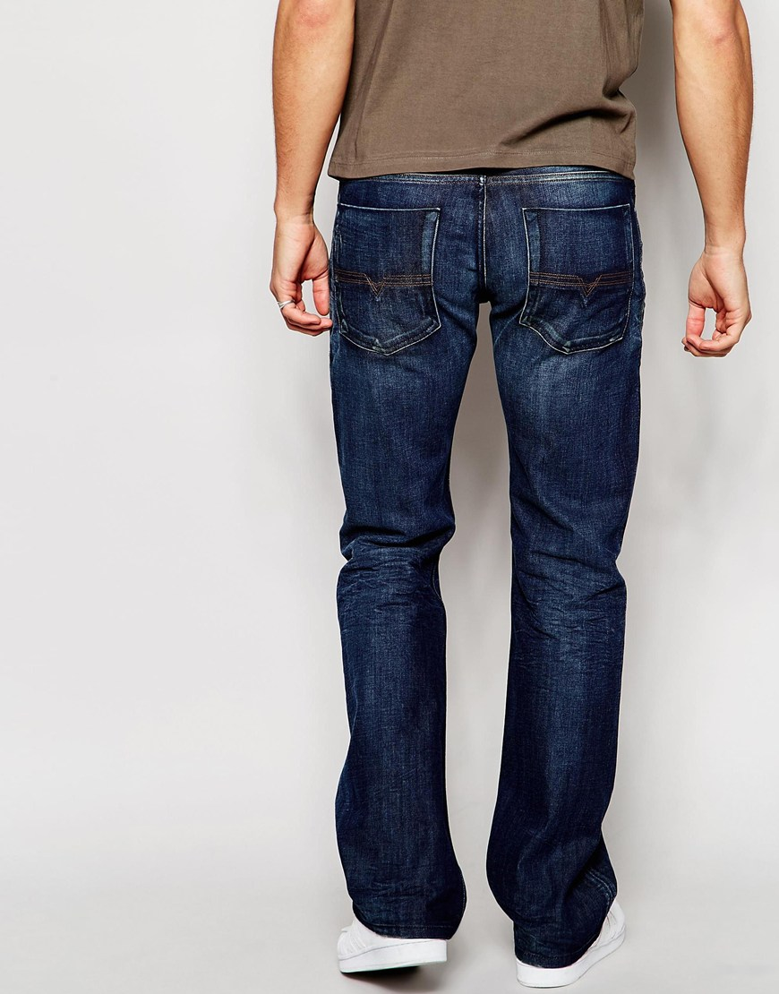 Lyst - Diesel Jeans Zatiny 806u Bootcut Fit Dark Vintage Wash - Dark ...