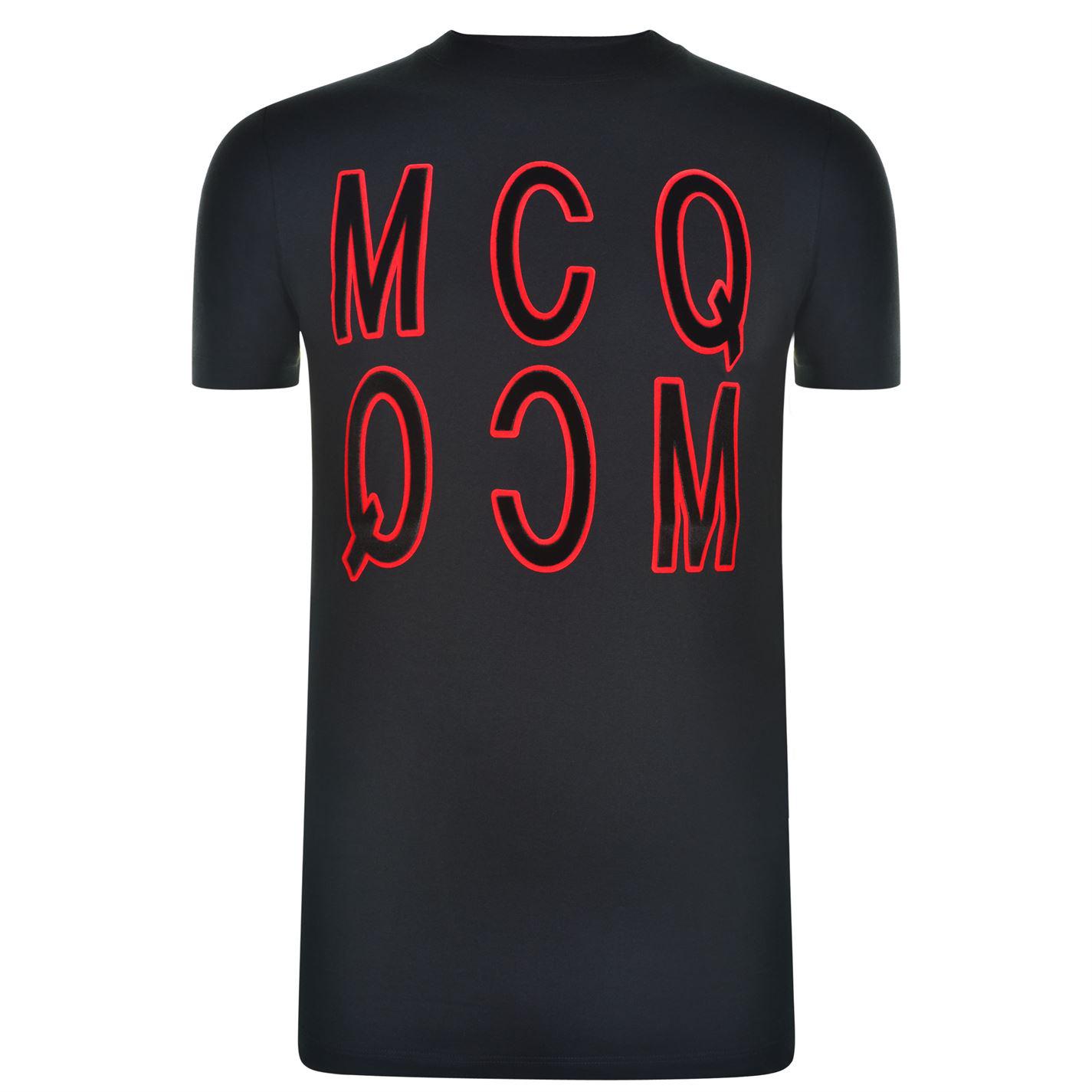 McQ Velvet Logo T Shirt for Men - Lyst