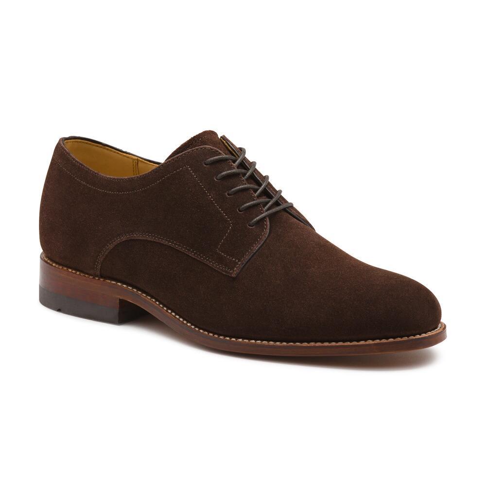 G.H.BASS G.h. Bass Monogram Derby Suede Oxford in Brown for Men - Lyst
