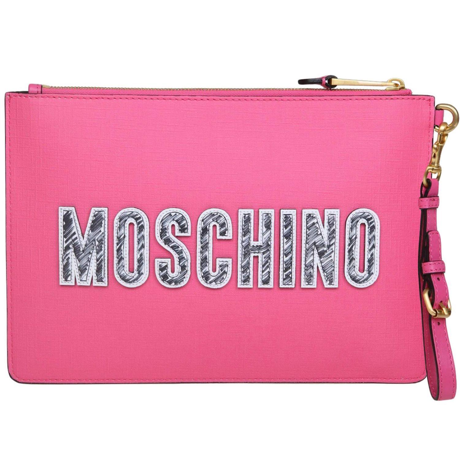 Moschino Couture Clutch Shoulder Bag Women in Pink - Lyst