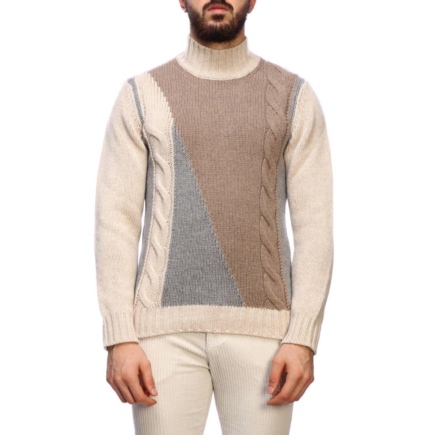 Della Ciana Sweater Men in Natural for Men - Lyst