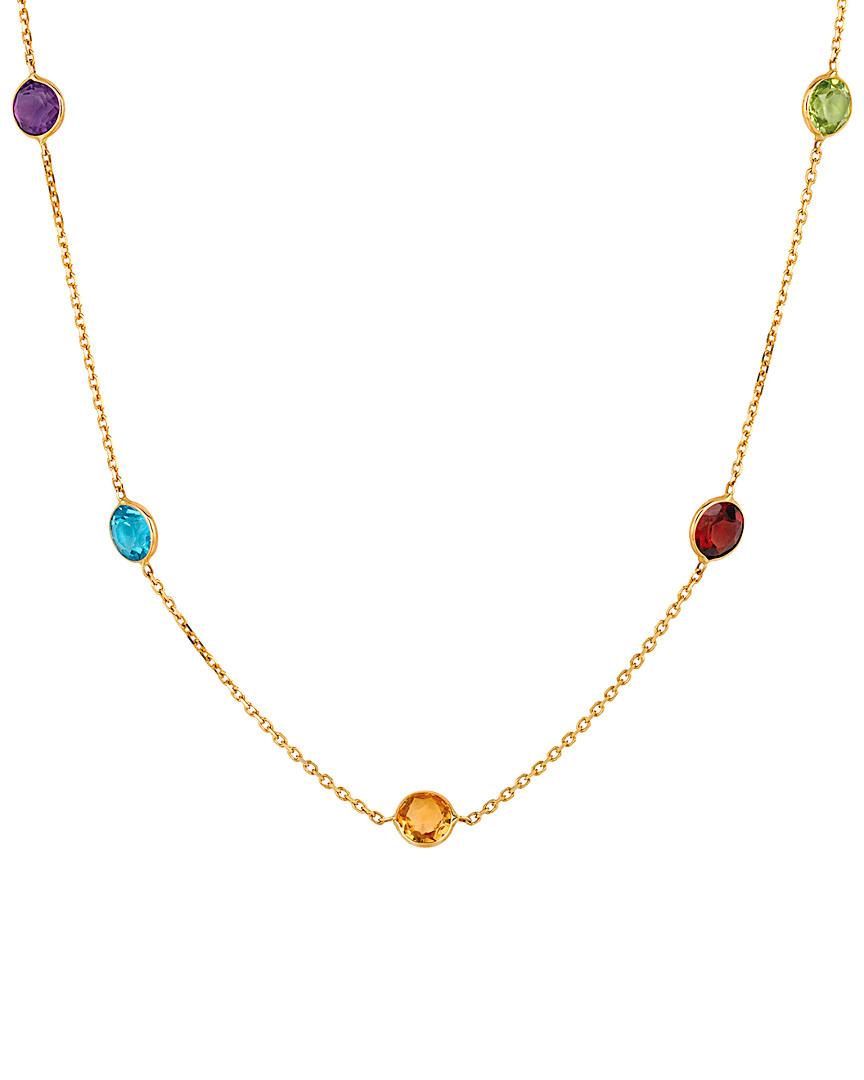 Lyst - Ariana Rabbani 14k Multi Color Gemstone Necklace