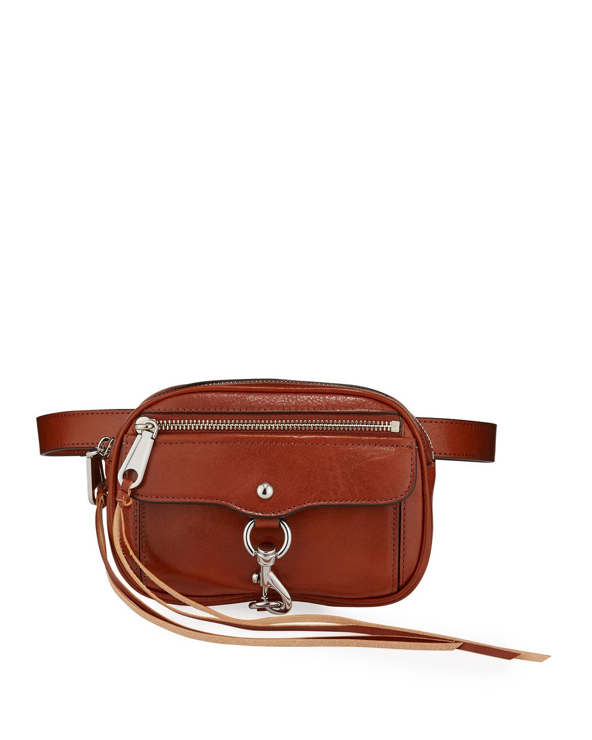 Rebecca Minkoff Blythe Leather Belt Bag in Brown - Lyst