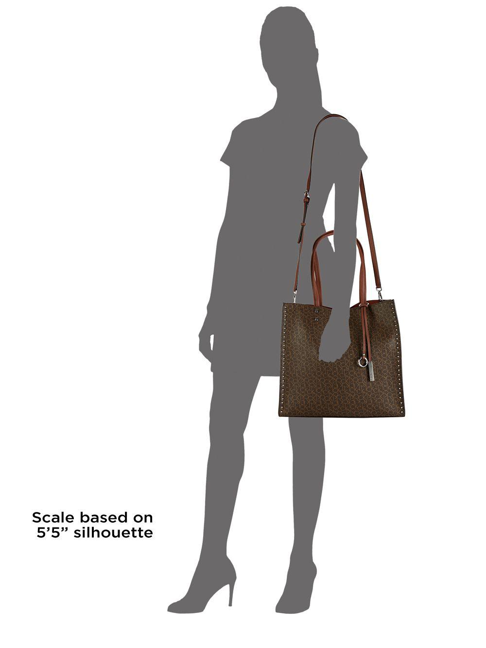 Calvin Klein Monogram Tote Bag Blue | semashow.com