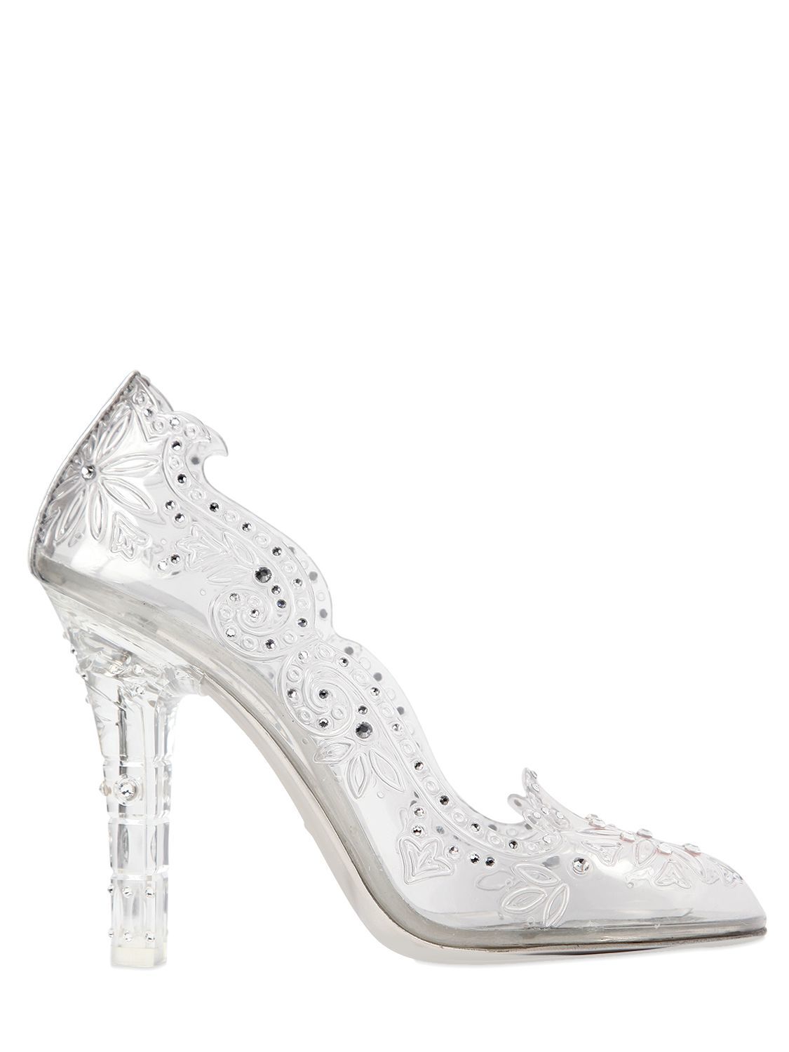 Dolce & gabbana Clear Cinderella Heels in White | Lyst
