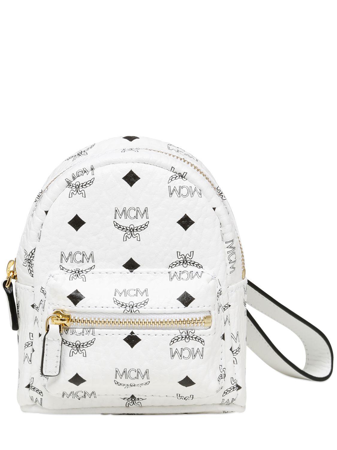 White Faux Leather Mini Backpack | Paul Smith