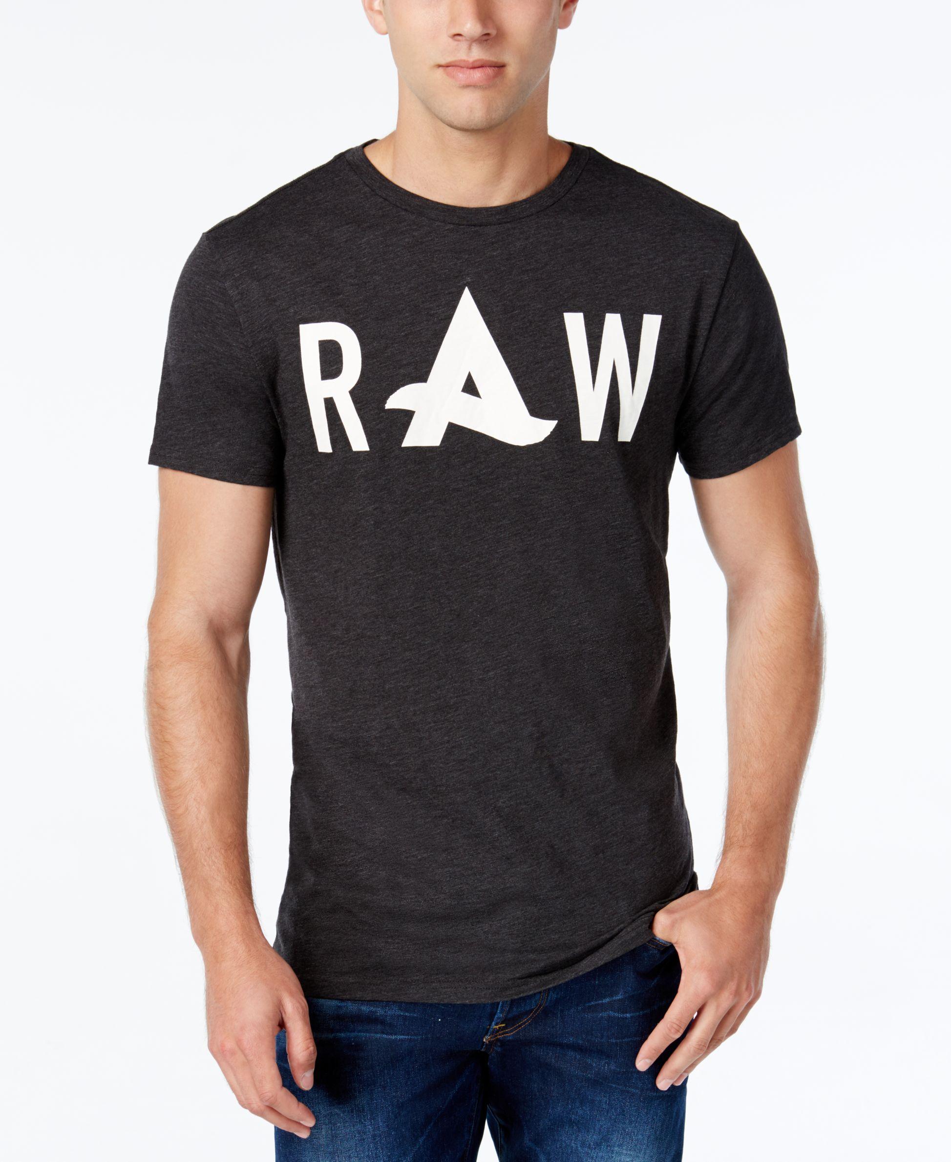 Lyst - G-Star Raw Men's Graphic-print T-shirt in Black for Men