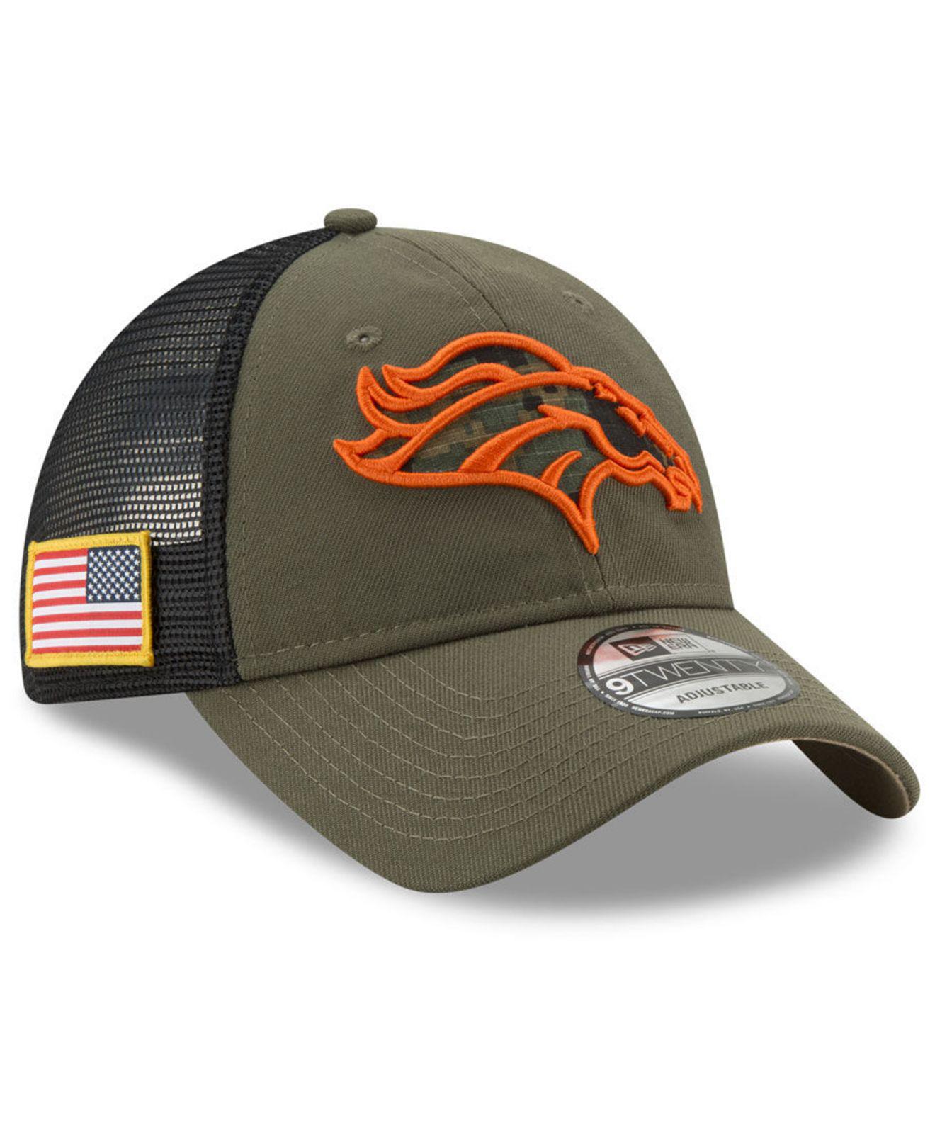 Lyst - KTZ Denver Broncos Camo Service Patch 9twenty Trucker Cap for Men Lyst - KTZ Denver Broncos Camo Service Patch 9twenty Trucker Cap for Men
