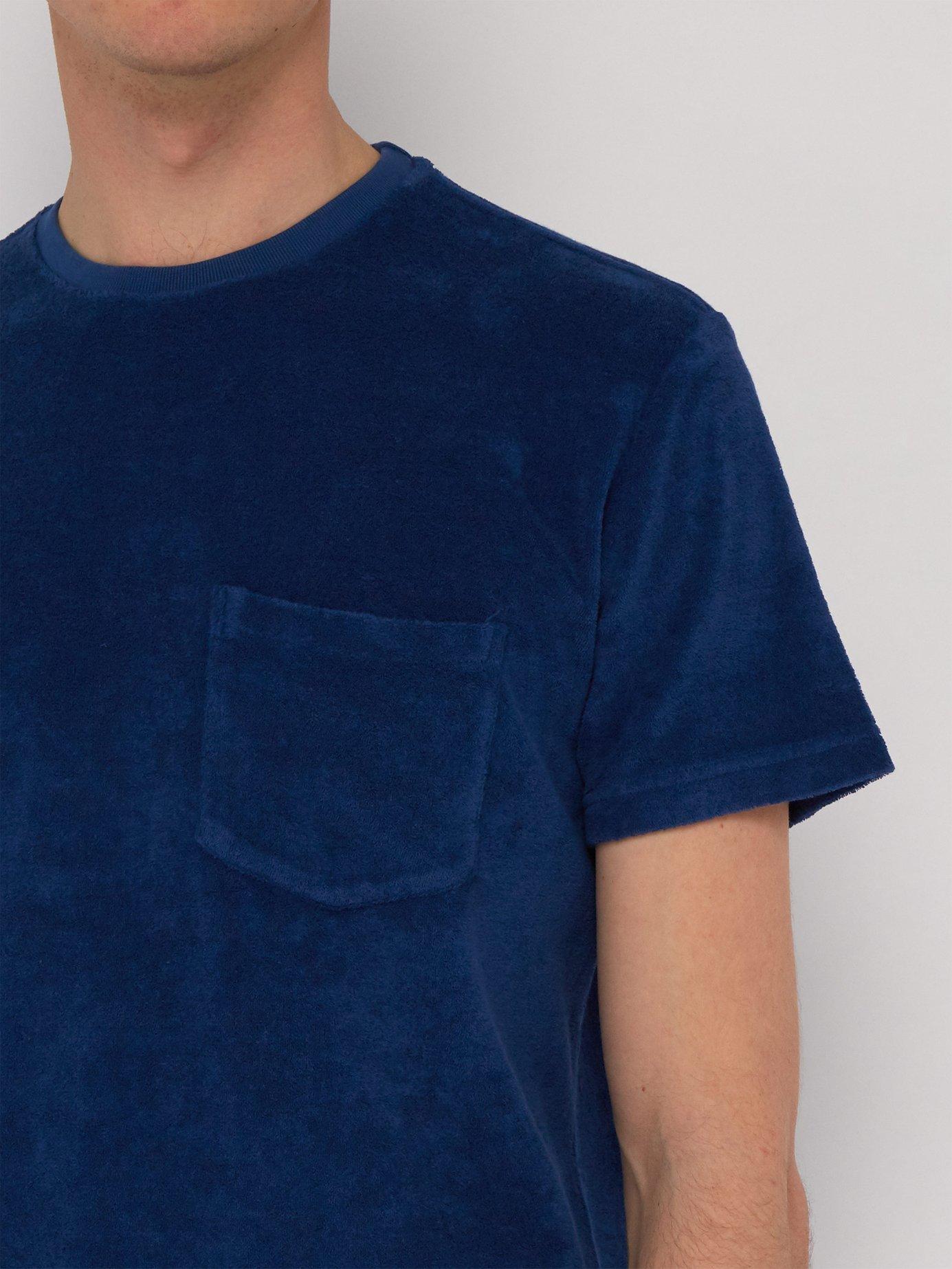Lyst - The Gigi Rodi Terry Towelling Cotton T Shirt in Blue for Men